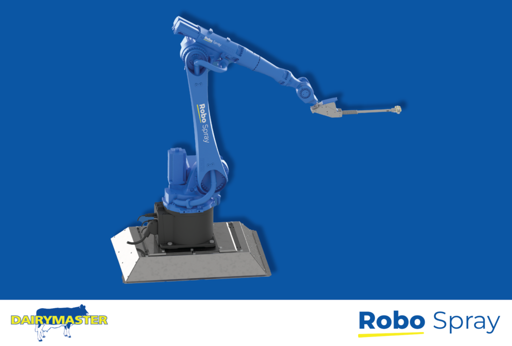 Dairymaster's new RoboSpray System is "udderly" fantastic! - Dairymaster